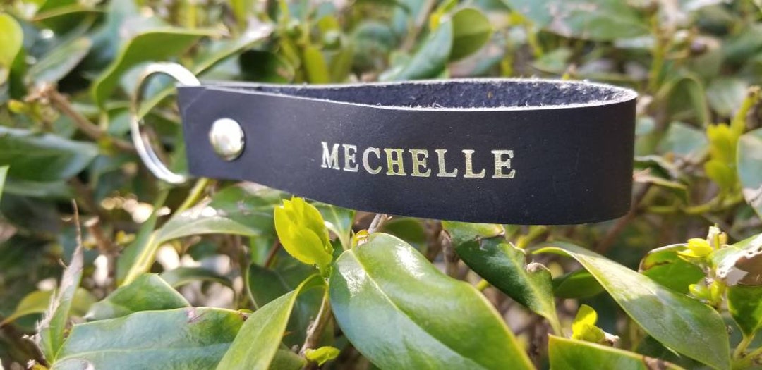 Genuine Leather Key Tag for Mom Dad Teacher or Yourself. - Etsy