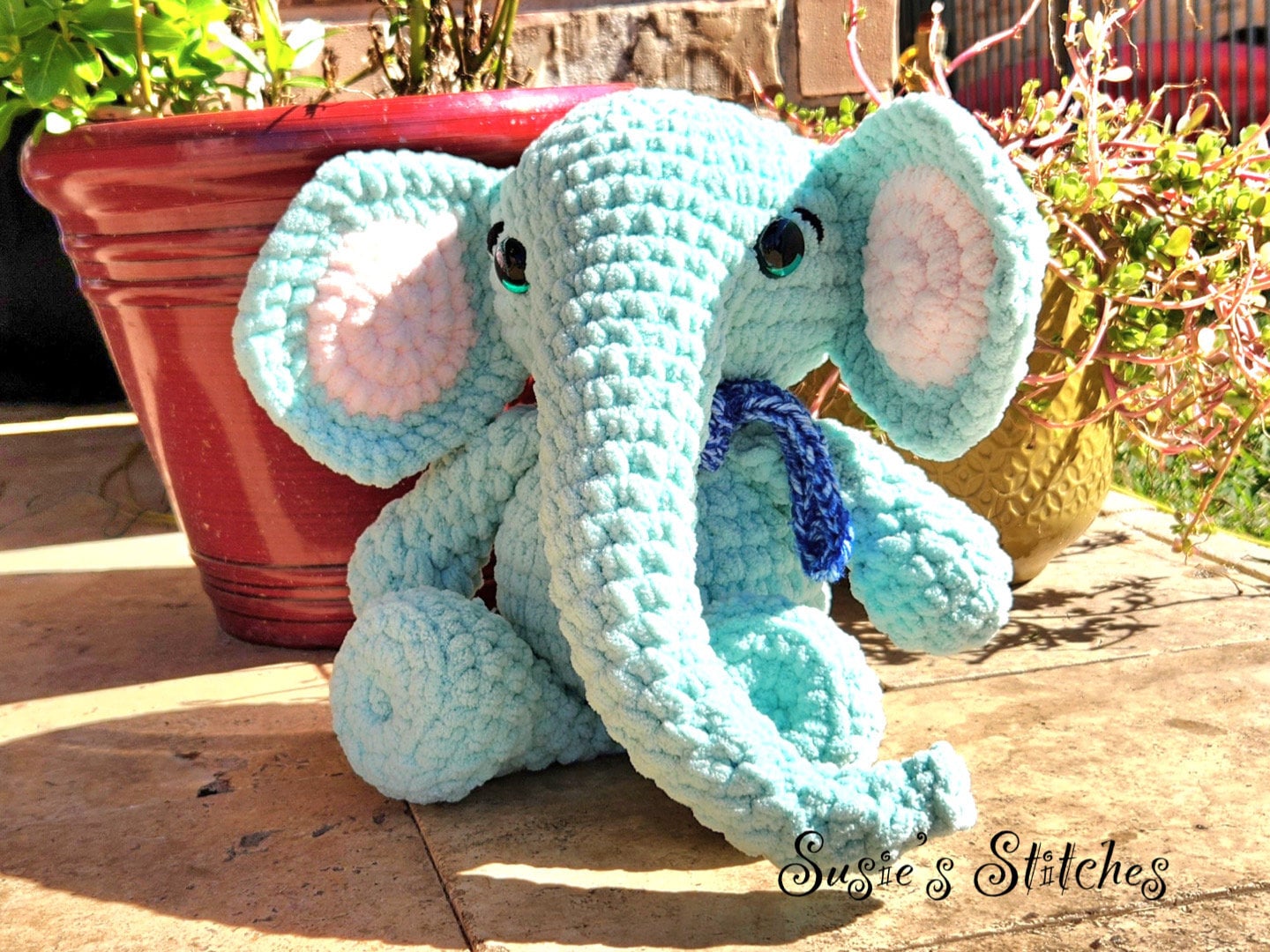 Elouise Elephant Crochet Pattern, PDF Download - Etsy