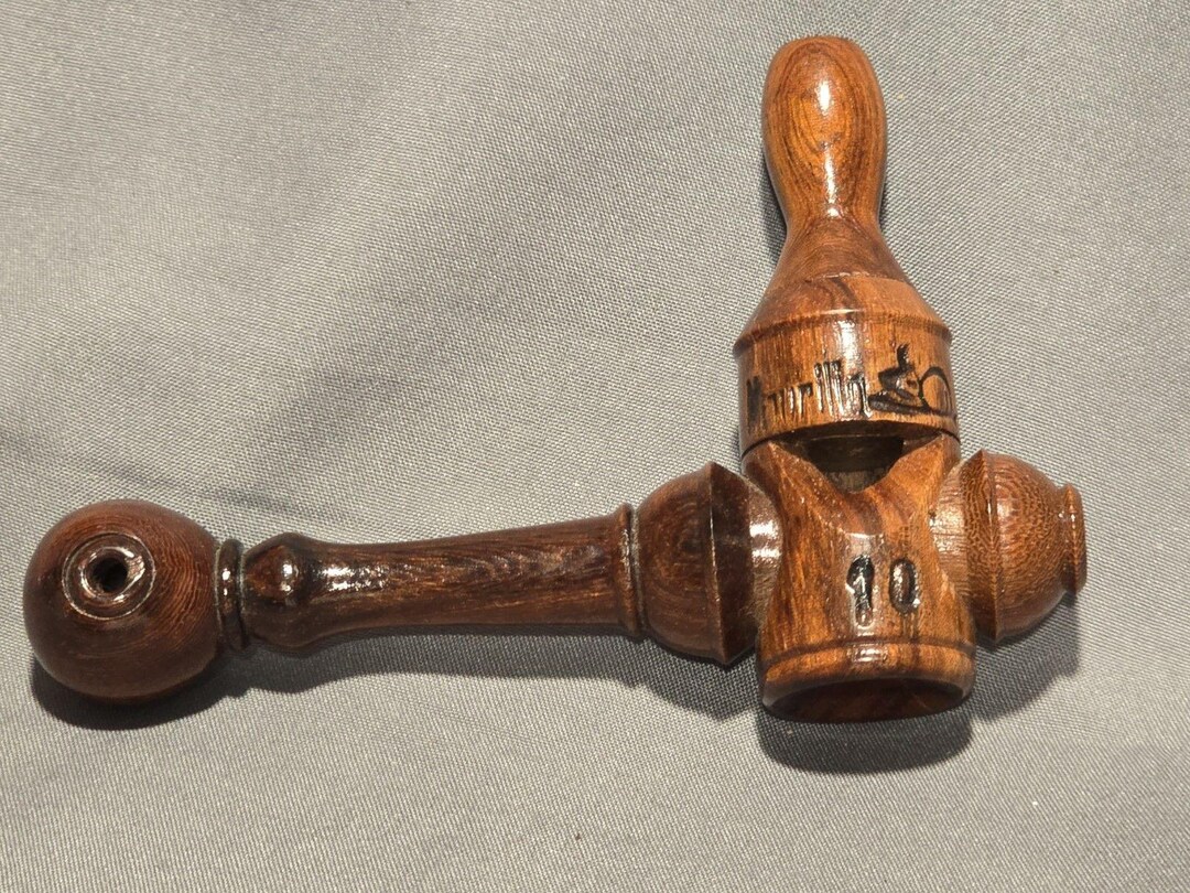 Vintage Handmade Wooden Maurilio Coelho Bird Call Whistle #10 From ...