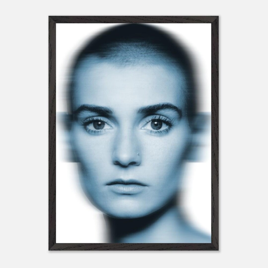 Sinead O'connor Blue Premium Poster Made of Semi-matte Premium Paper ...