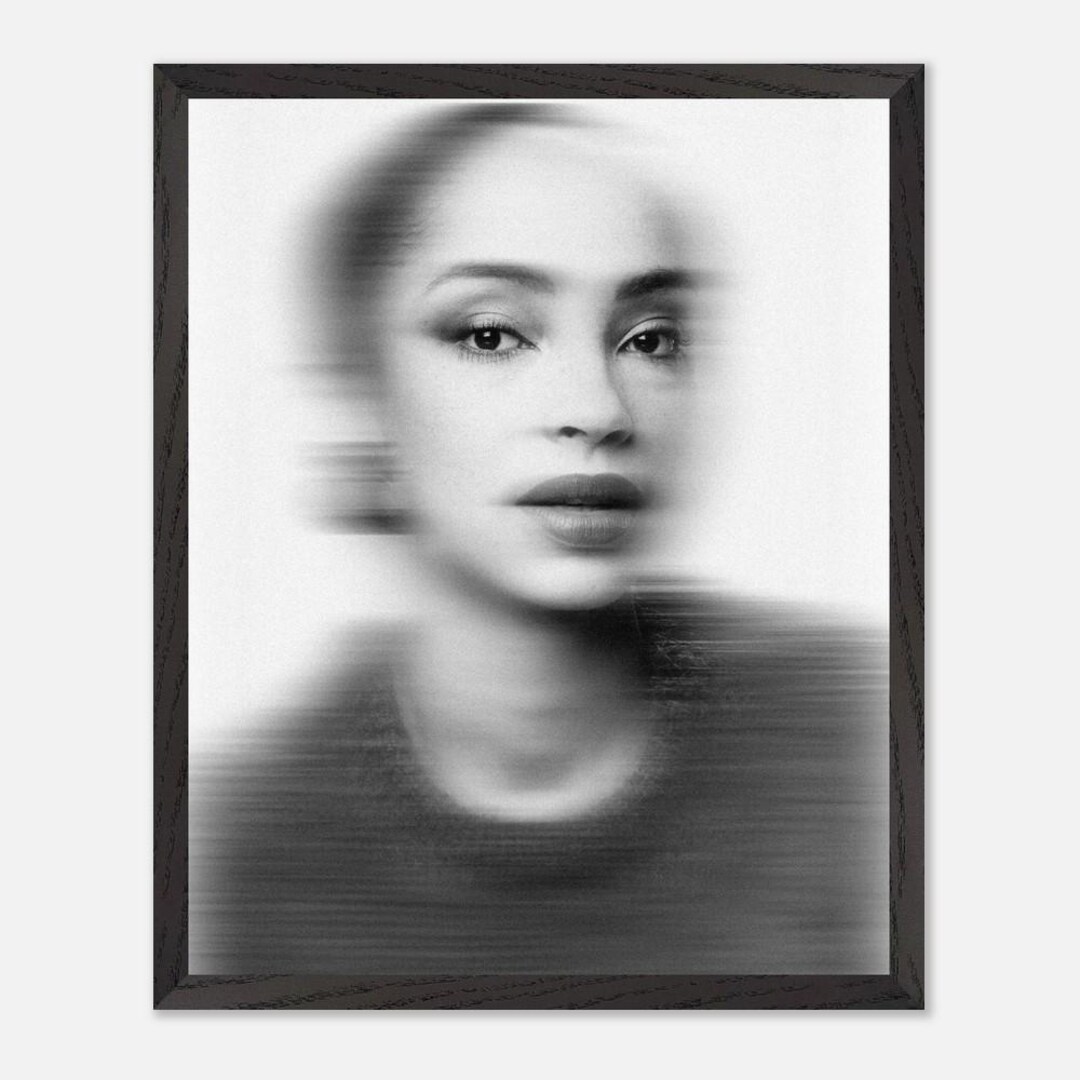 Sade Adu Black White Premium Poster Made of Semi-matte Premium Paper ...