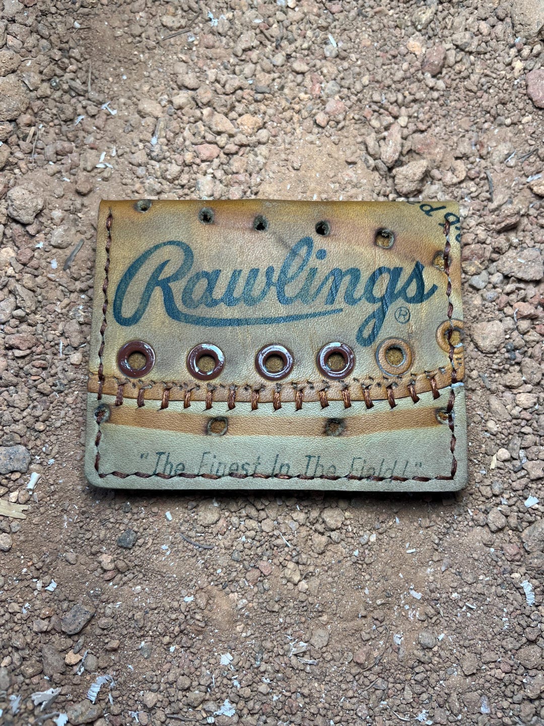 Fernando Venezuela Reclaimed Leather Baseball Glove Wallet - Etsy