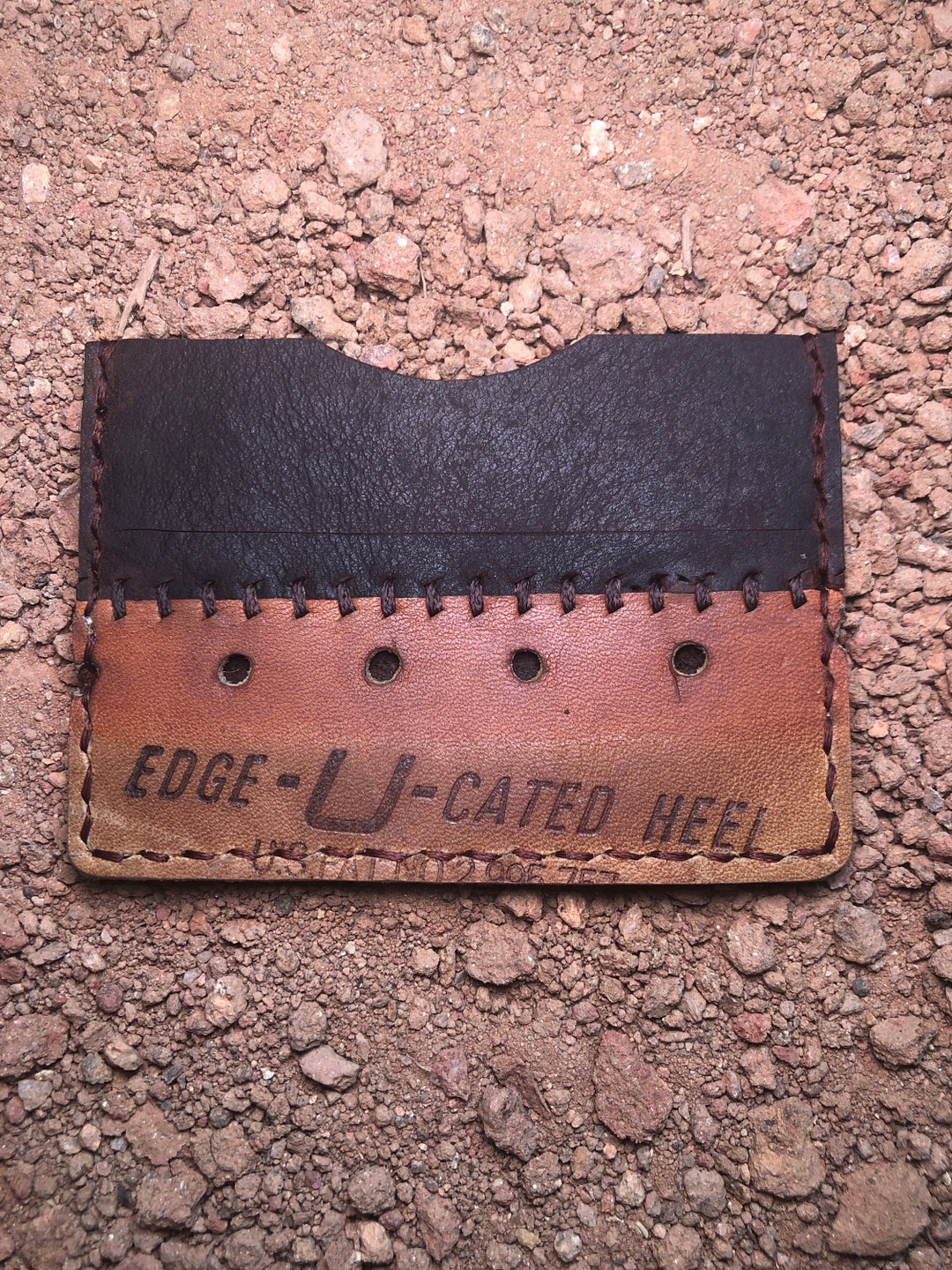 Reclaimed Leather Baseball Glove Front Pocket Wallet - Etsy