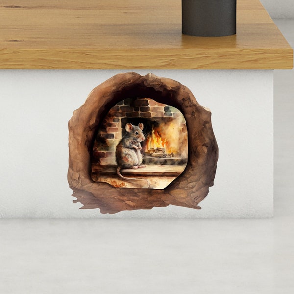Fireplace Decal - Etsy