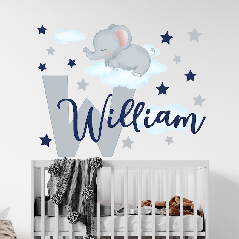 Baby Boy Wall Decal - Etsy