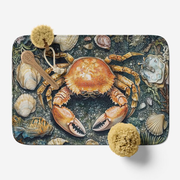 Crab Bath Mat - Etsy