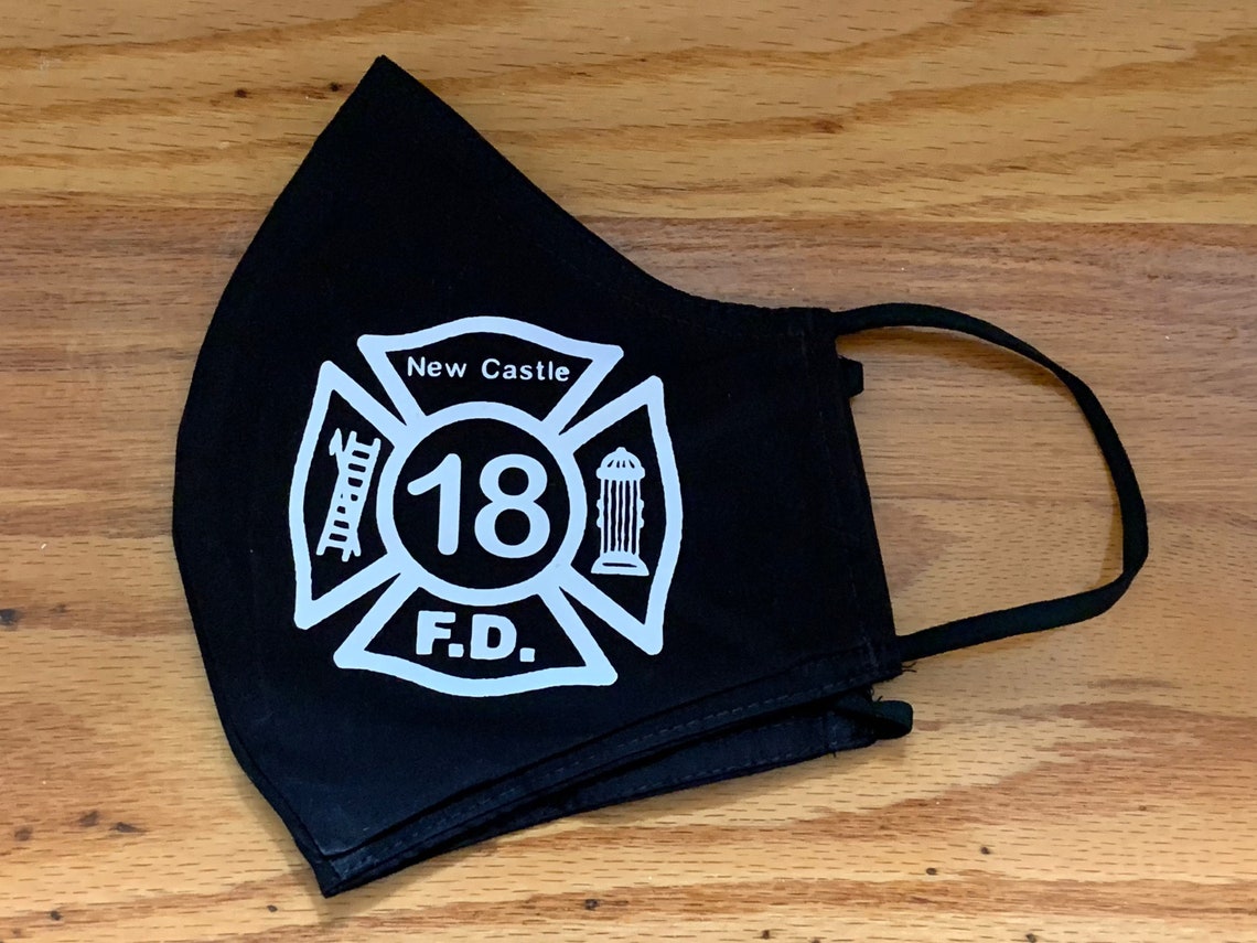 Custom Made to Order Firefighter Face Mask - Etsy