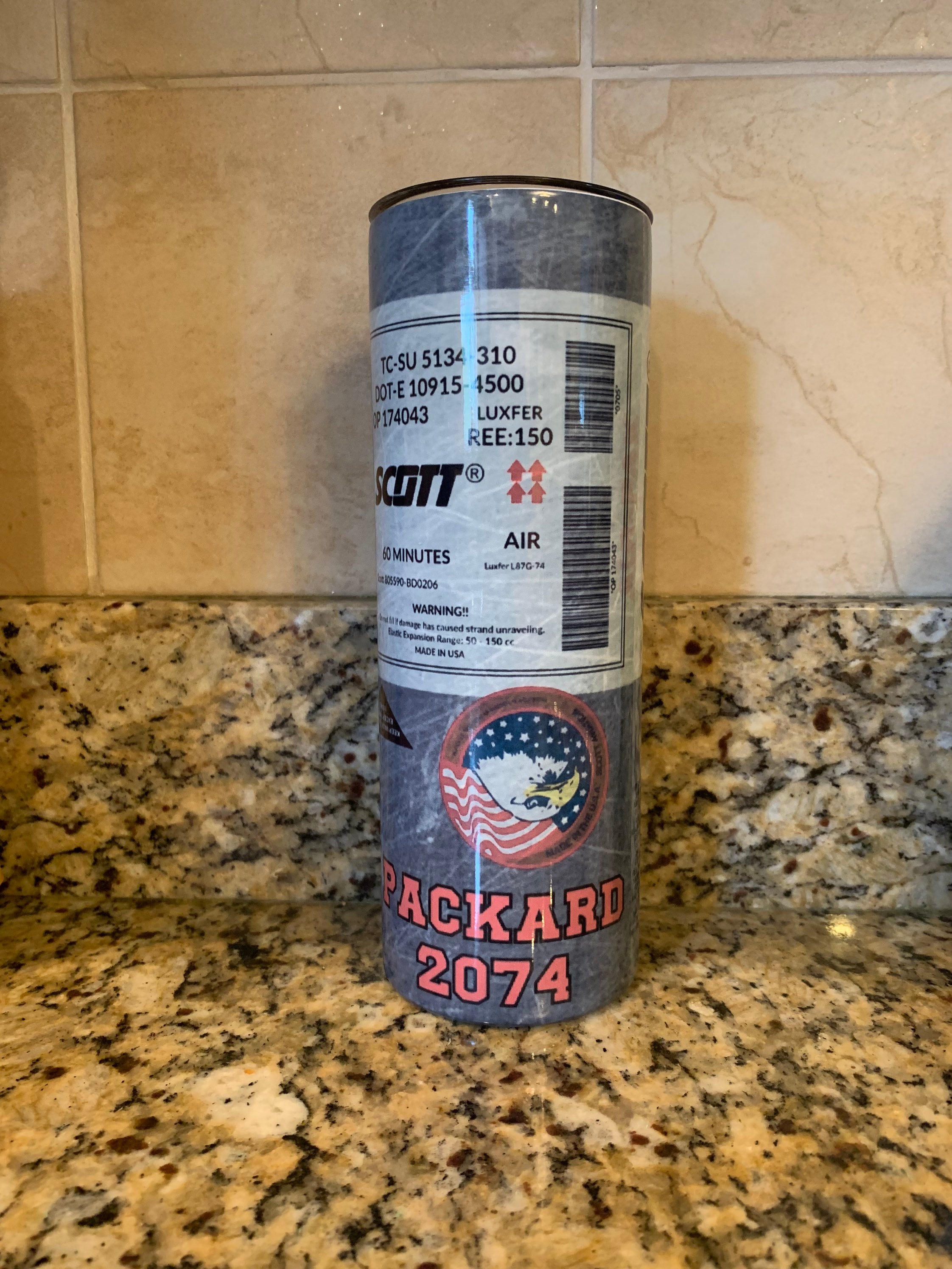 Scott SCBA Bottle 20oz Tumbler - Etsy