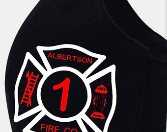 Custom Made to Order Firefighter Face Mask | Etsy
