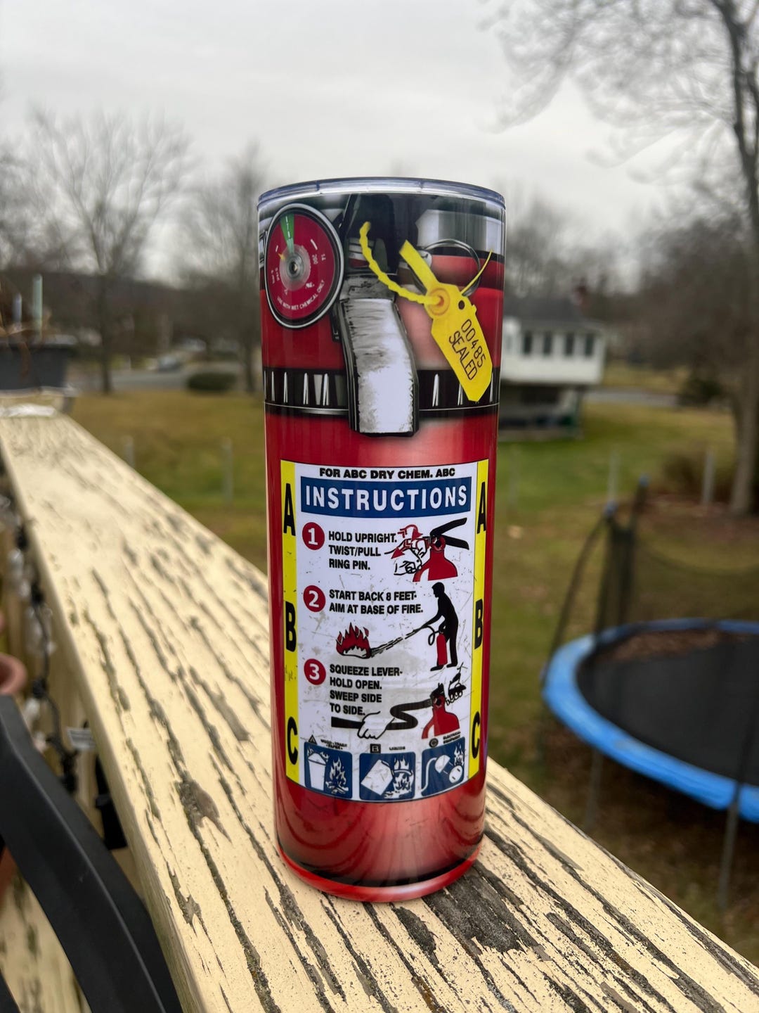 Dry Chem ABC Extinguisher 20oz Tumbler - Etsy