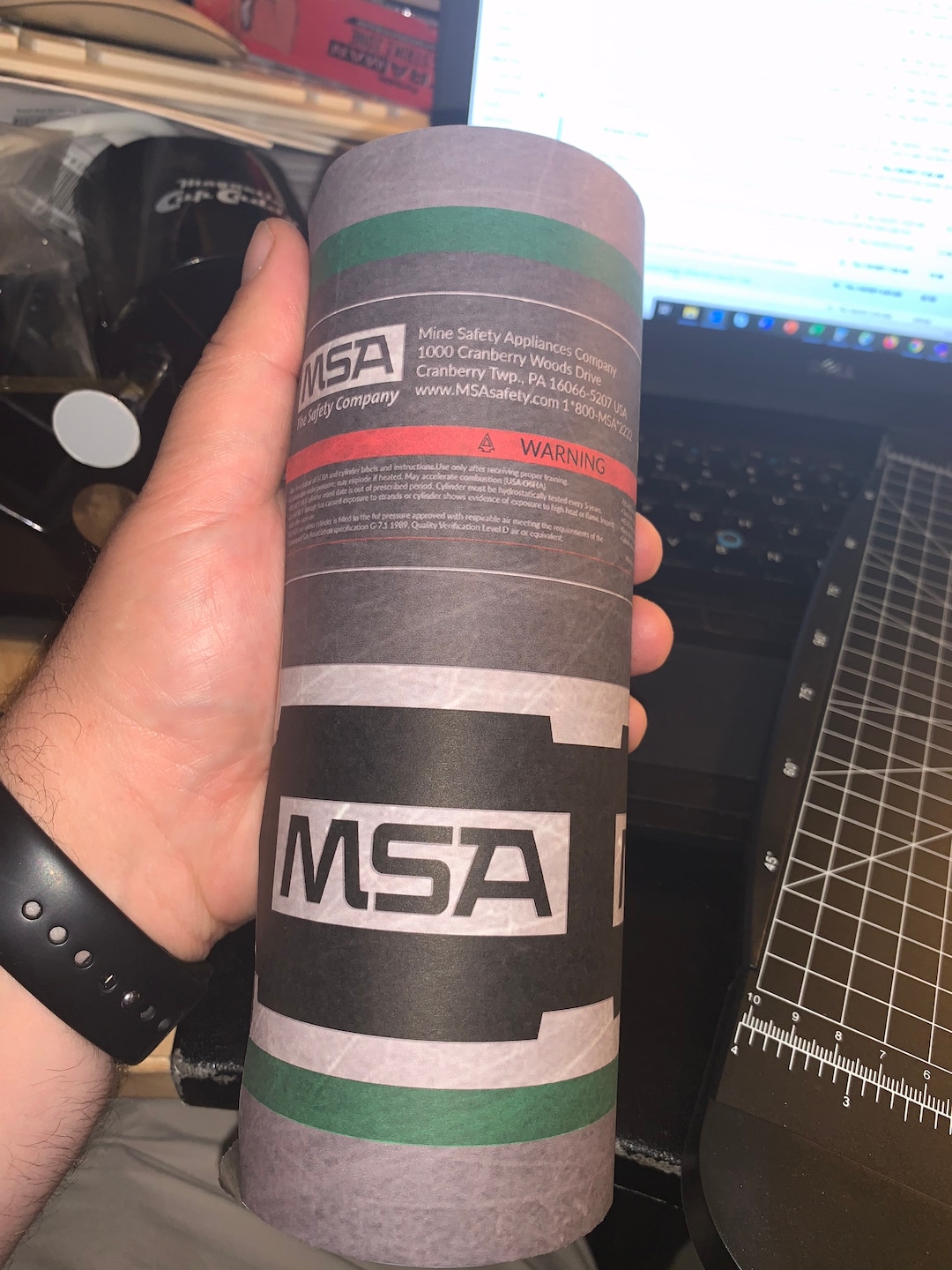 MSA SCBA Bottle 20oz Tumbler - Etsy Canada