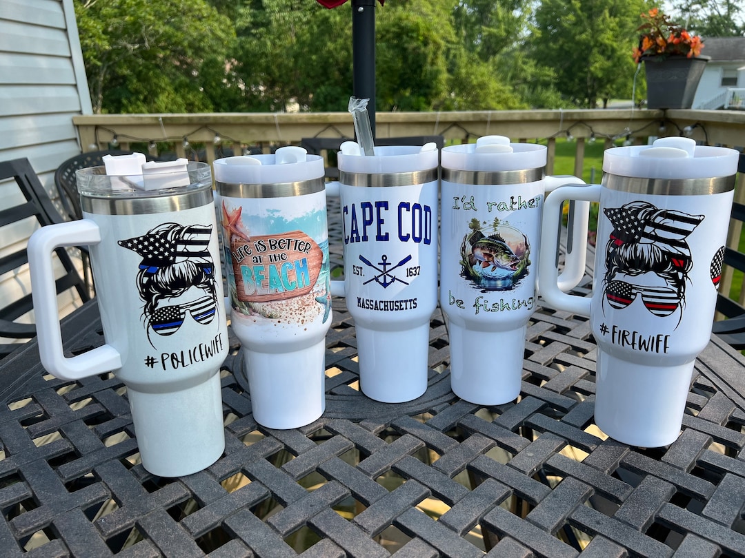 Customized 40oz Stanley Style Tumbler - Etsy