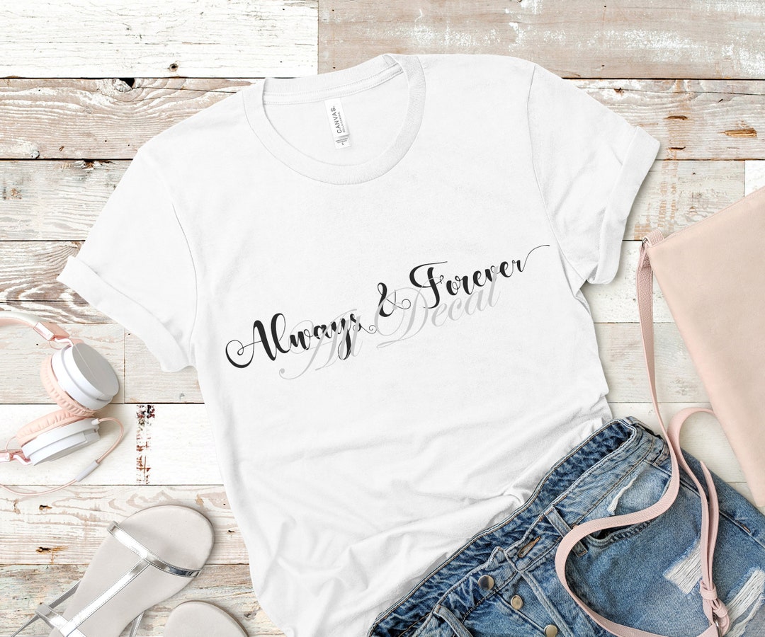 Always & Forever SVG File | SVG Designs | Cut Files for Cameo, Circuit ...