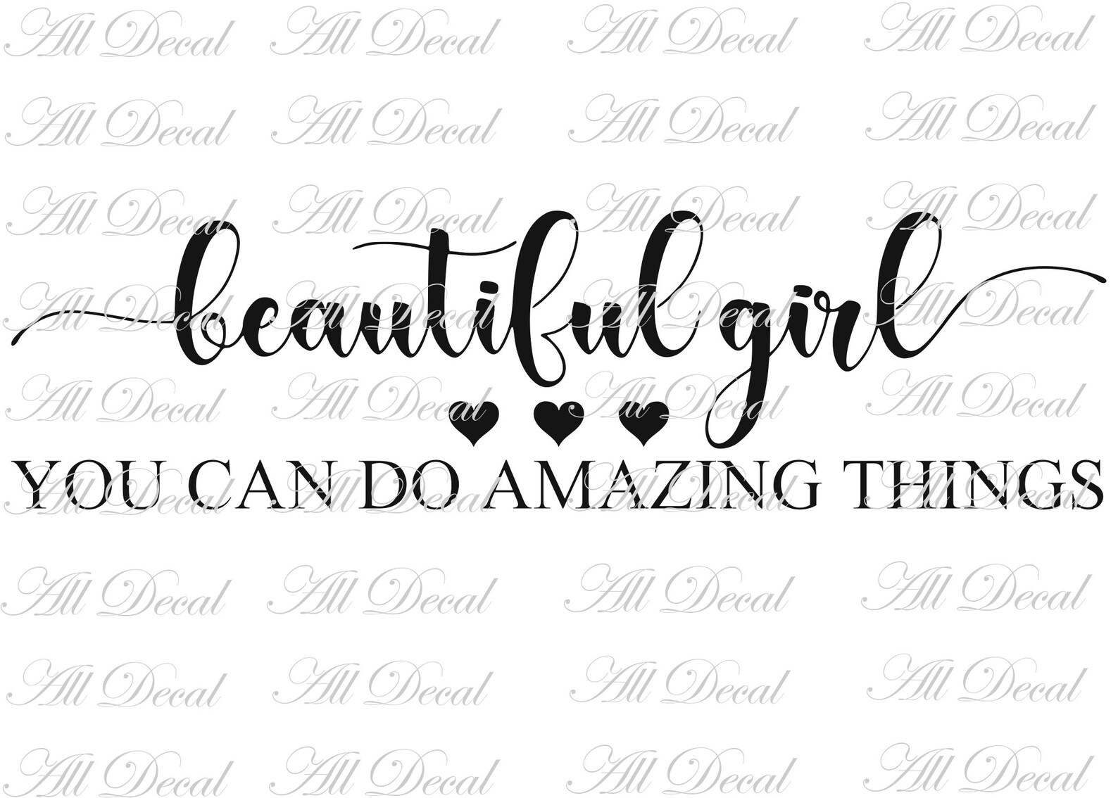 Beautiful Girl You Can Do Amazing Things SVG File | Beautiful Girl SVG ...