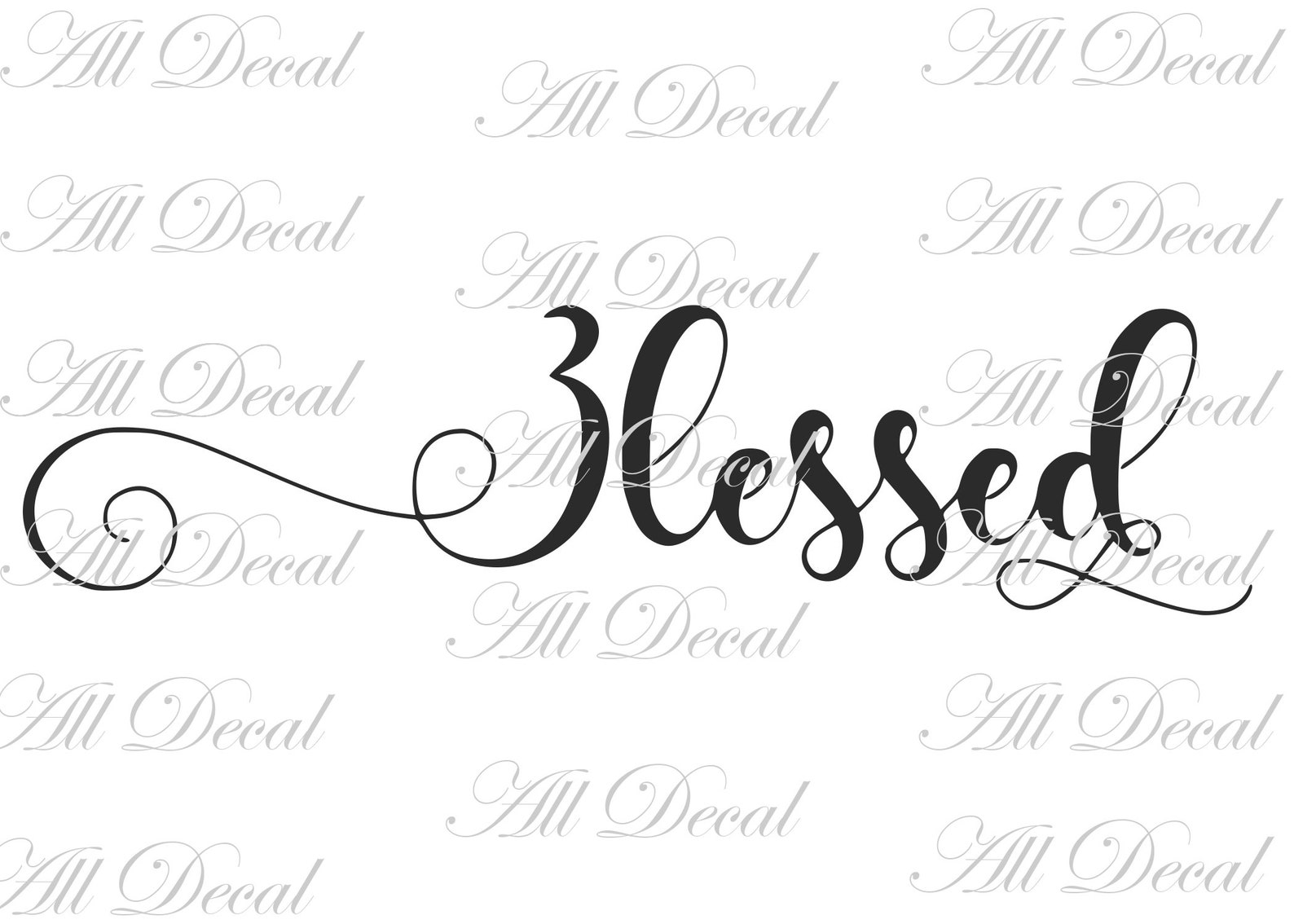 Blessed SVG File Blessed SVG Designs Cut Files for Cameo - Etsy