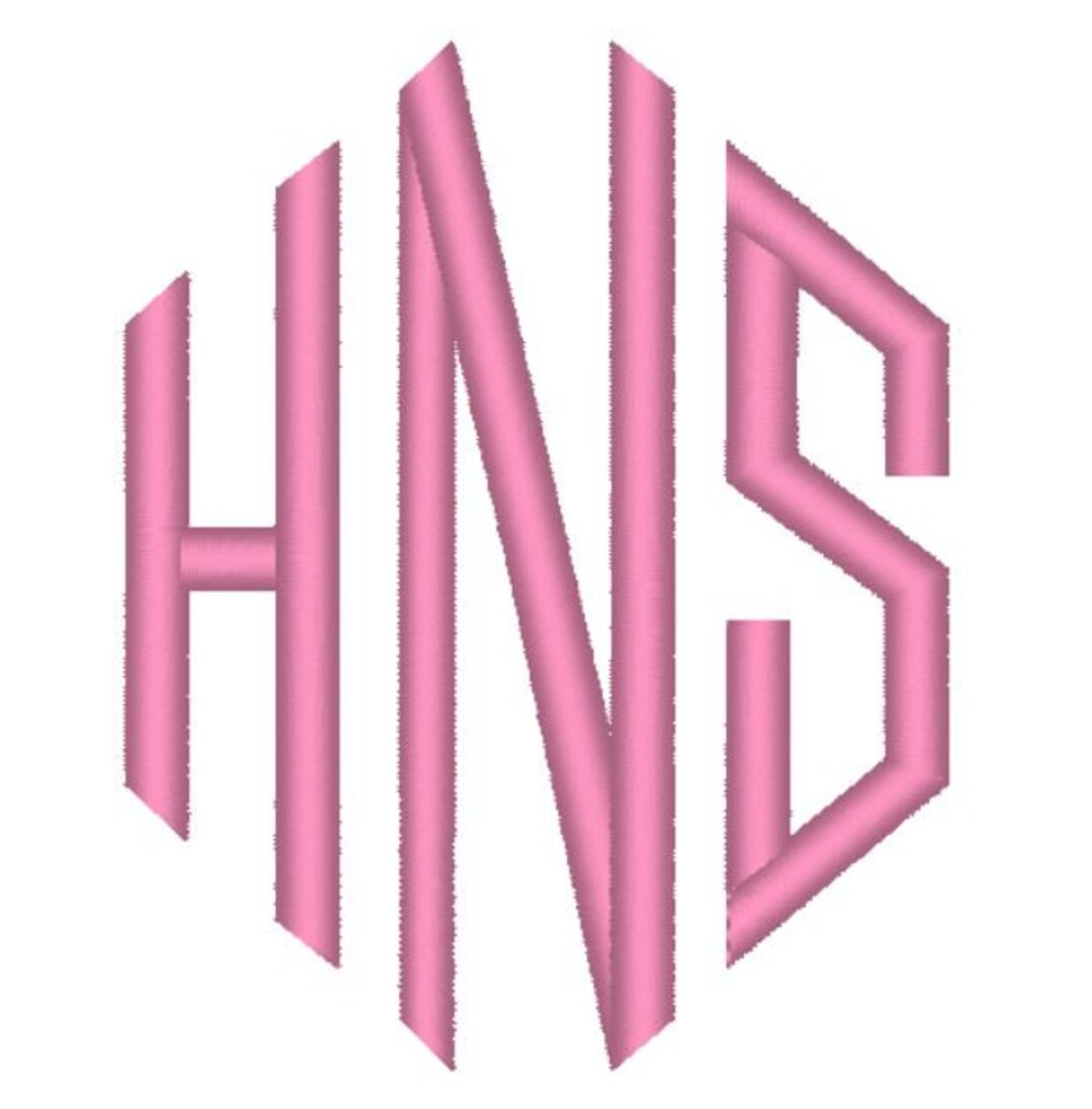Custom Digitizing Monogram Set up - Custom Digitized Monogram - Custom ...
