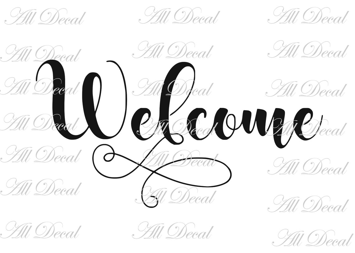Welcome SVG SVG File Welcome SVG Designs Cut Files for - Etsy