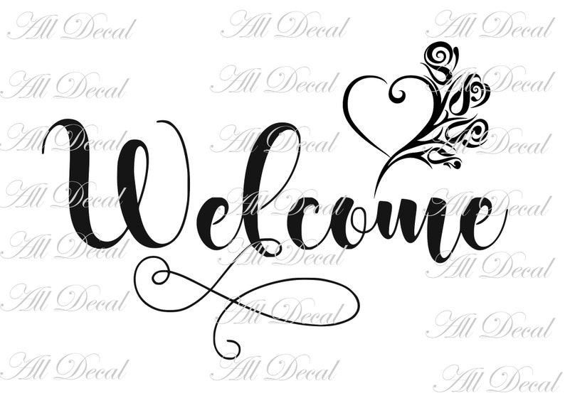 Welcome SVG SVG File Welcome SVG Designs Cut Files for - Etsy