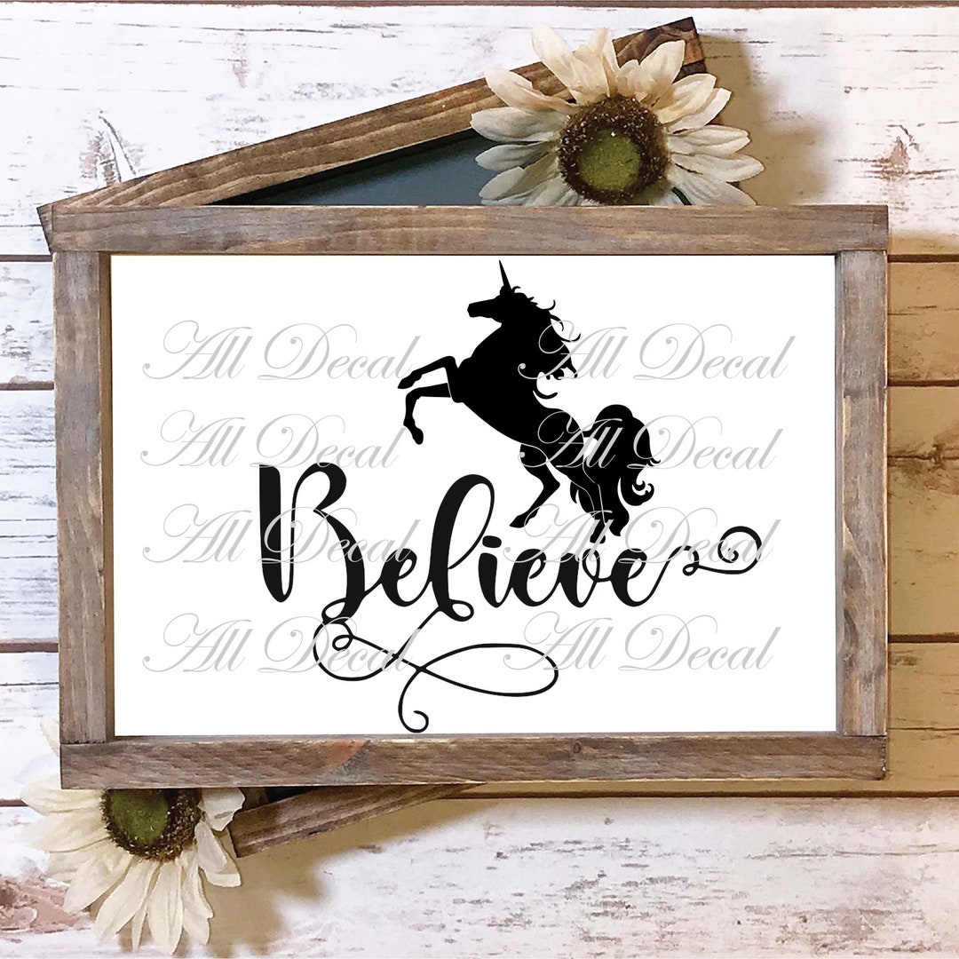 Believe SVG File | Believe SVG Designs | Cut Files for Cameo, Circuit ...