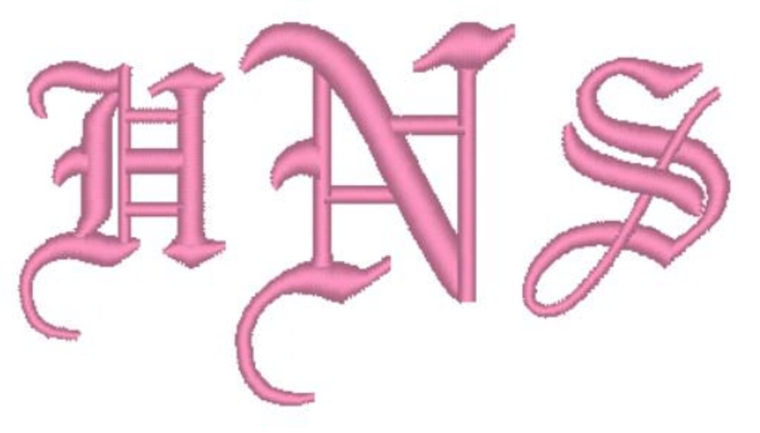 Custom Digitizing Monogram Set up Custom Digitized Monogram Custom ...