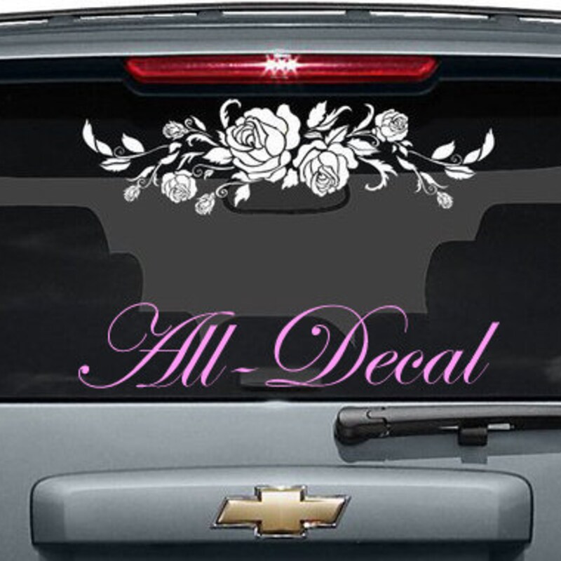 Flower Car Decal - Etsy
