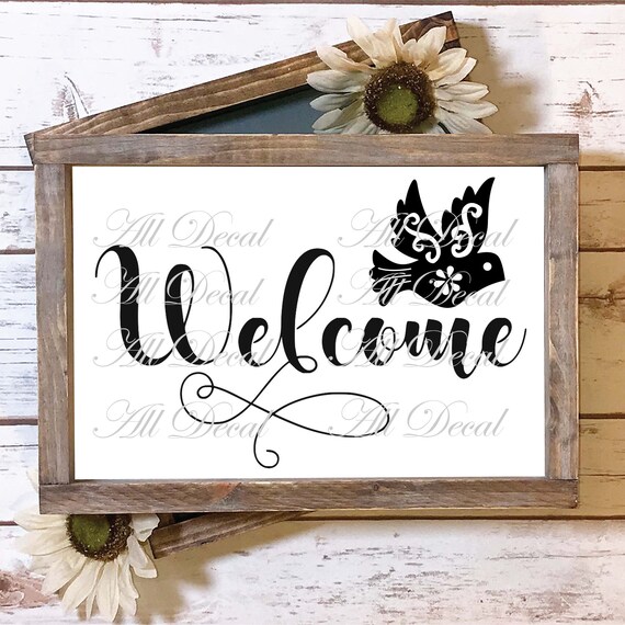 Welcome SVG SVG File Welcome SVG Designs Cut Files for | Etsy