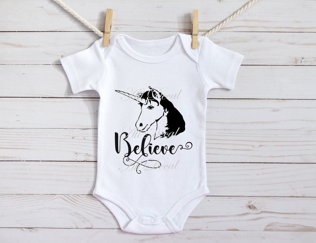 Believe SVG File | Believe in Unicorns SVG Designs | Cut Files for ...
