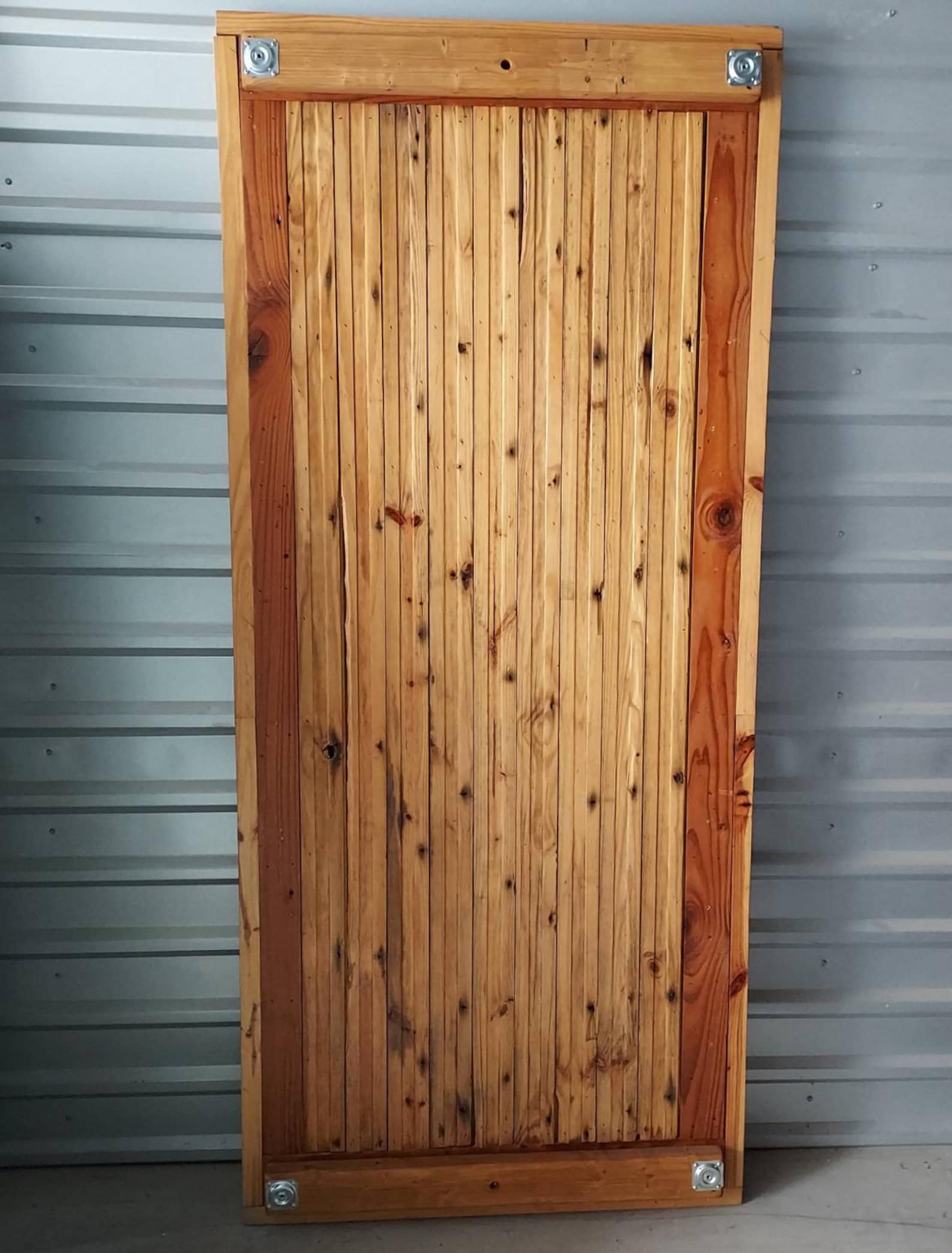 Custom Rustic Farmhouse Wood Crossbuck Door, Half X Barn Door, Old ...