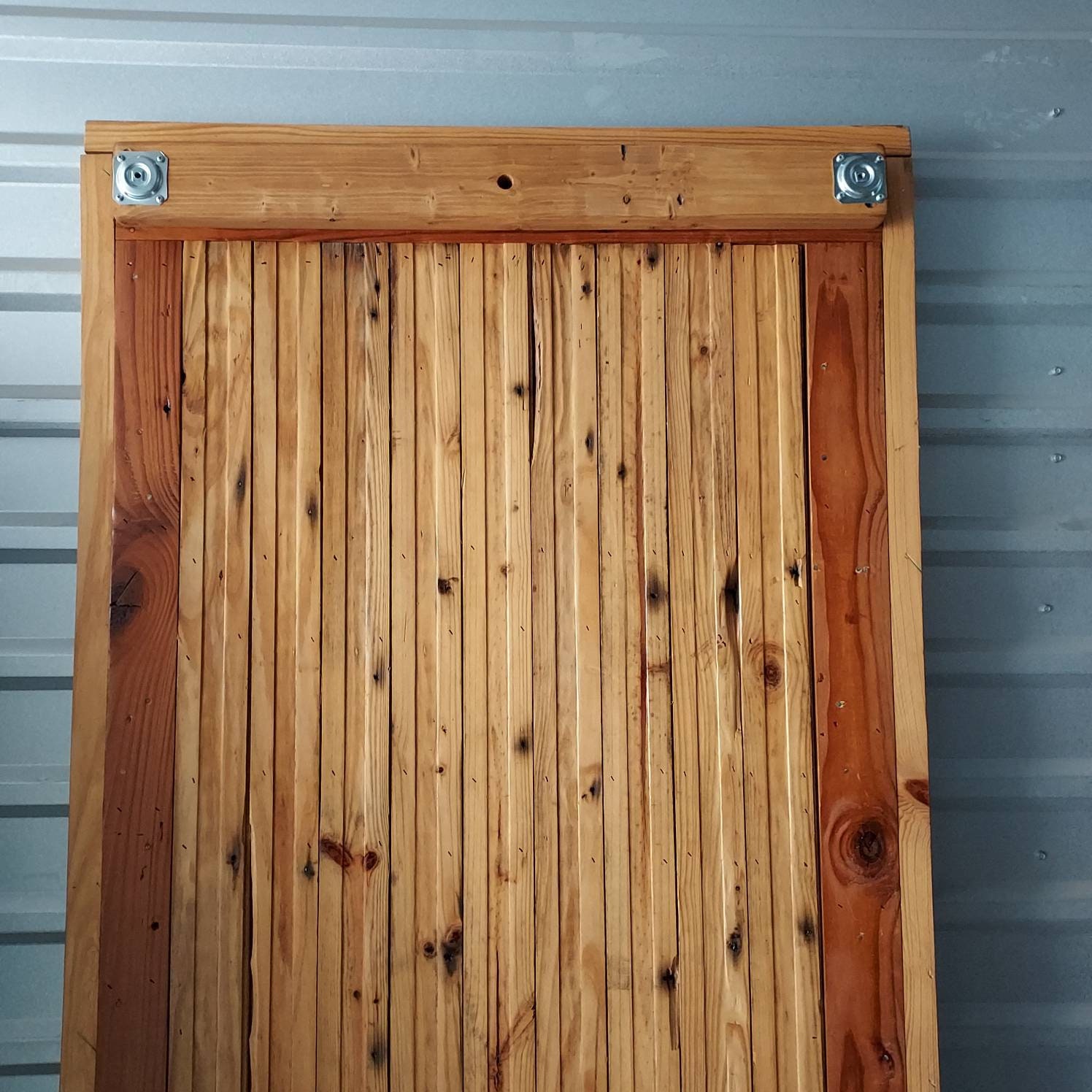 Custom Rustic Farmhouse Wood Crossbuck Door, Half X Barn Door, Old ...