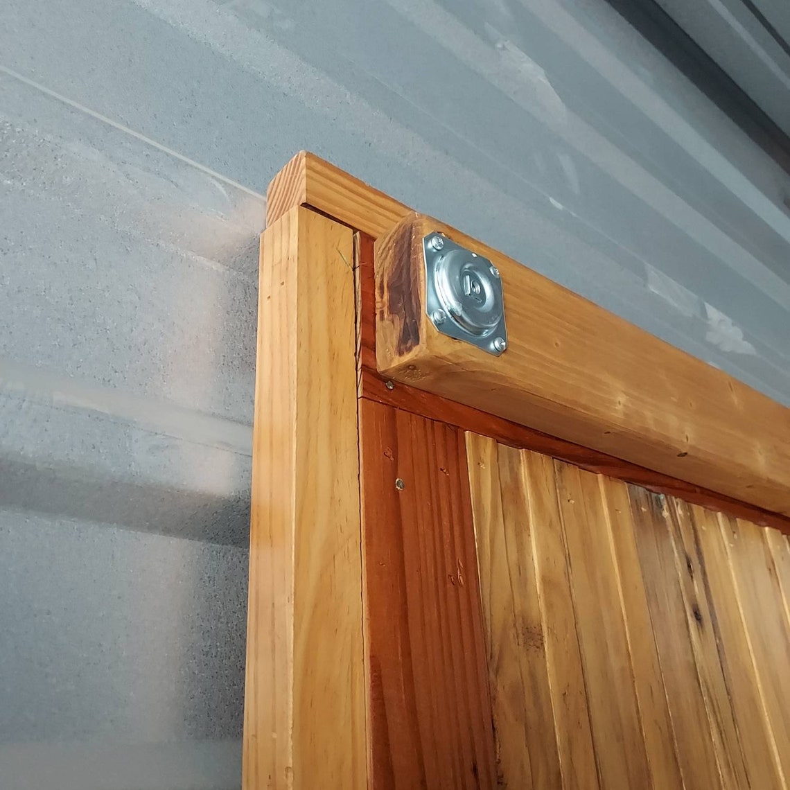 Custom Rustic Farmhouse Wood Crossbuck Door Half X Barn Door - Etsy