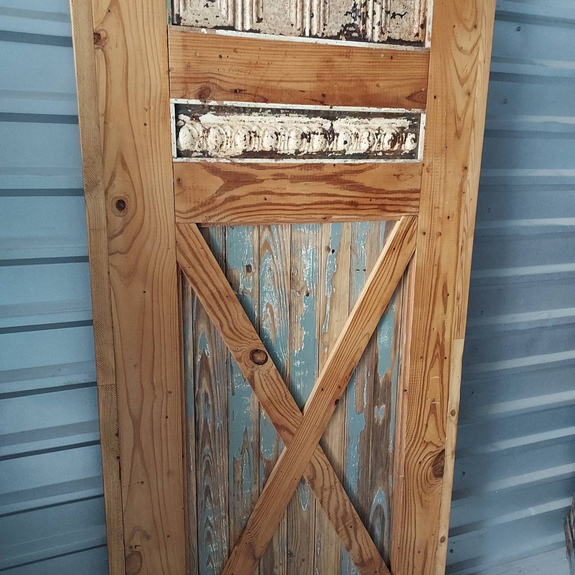 Custom Rustic Farmhouse Wood Crossbuck Door Half X Barn Door - Etsy