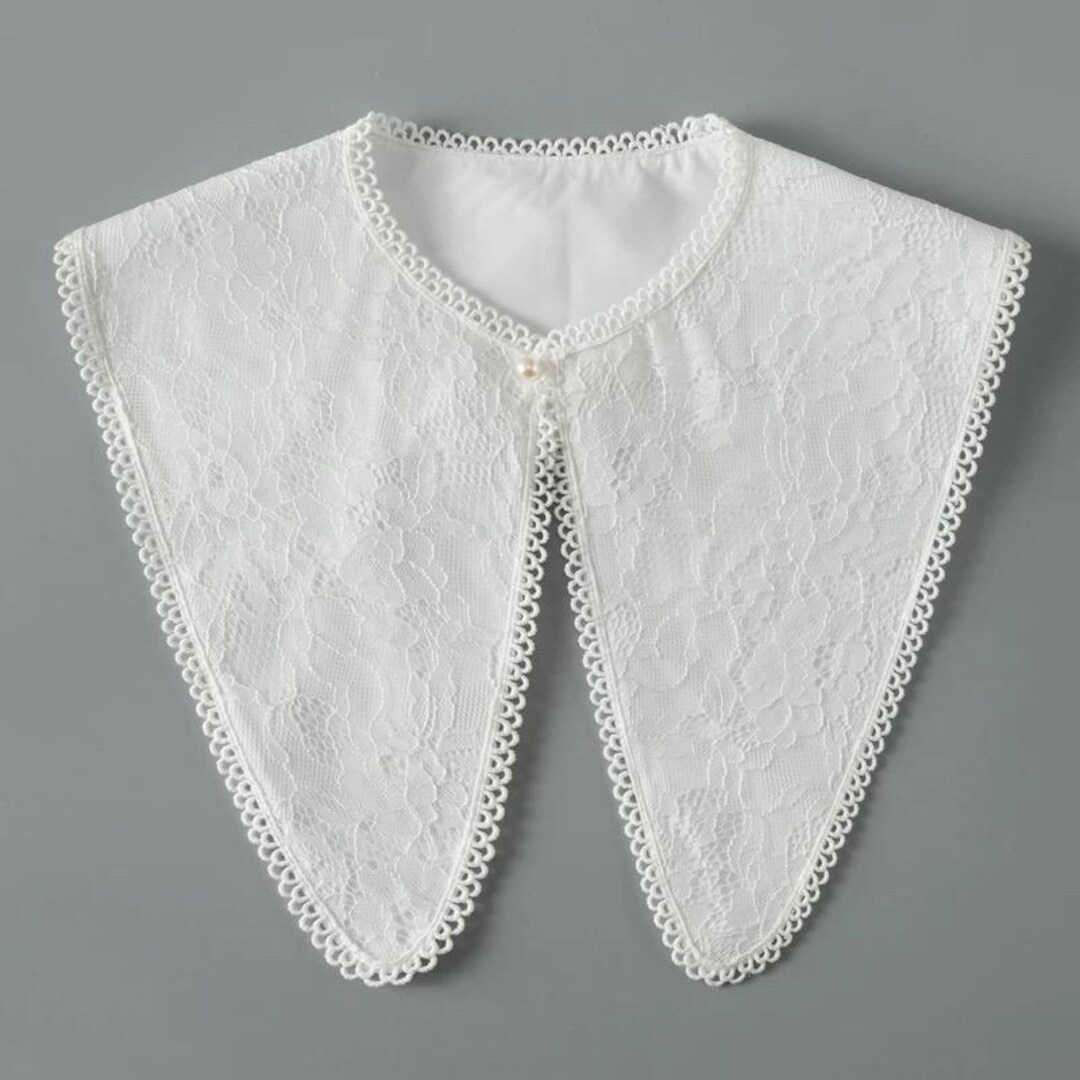 Elegant Lace Collar Necklace, Amice, Peter Pan Collar - Detachable Lace ...
