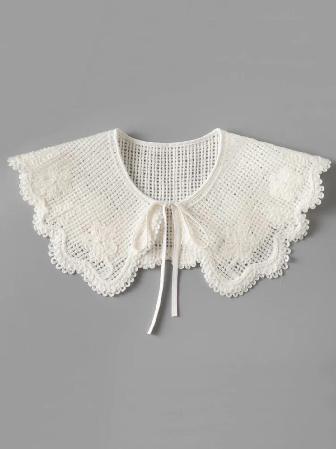 Elegant Detachable Cotton Lace Collar Necklace - Etsy