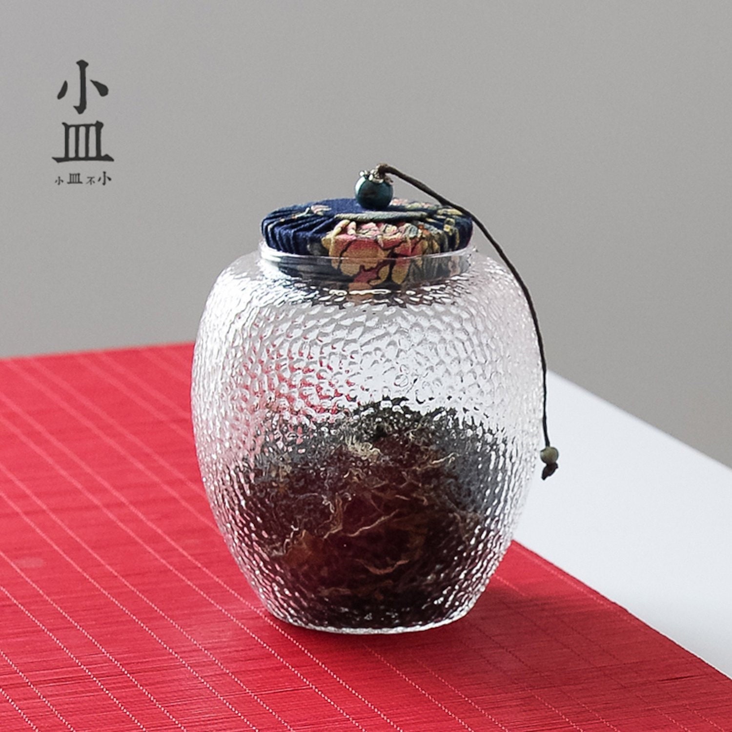 Rustic Glass Jar With Lid for Tea Flower Tea Dried Fruit - Etsy