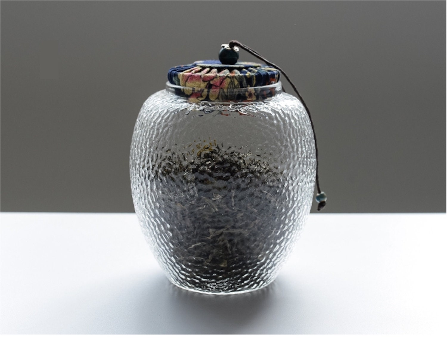 Rustic Glass Jar With Lid for Tea Flower Tea Dried Fruit - Etsy