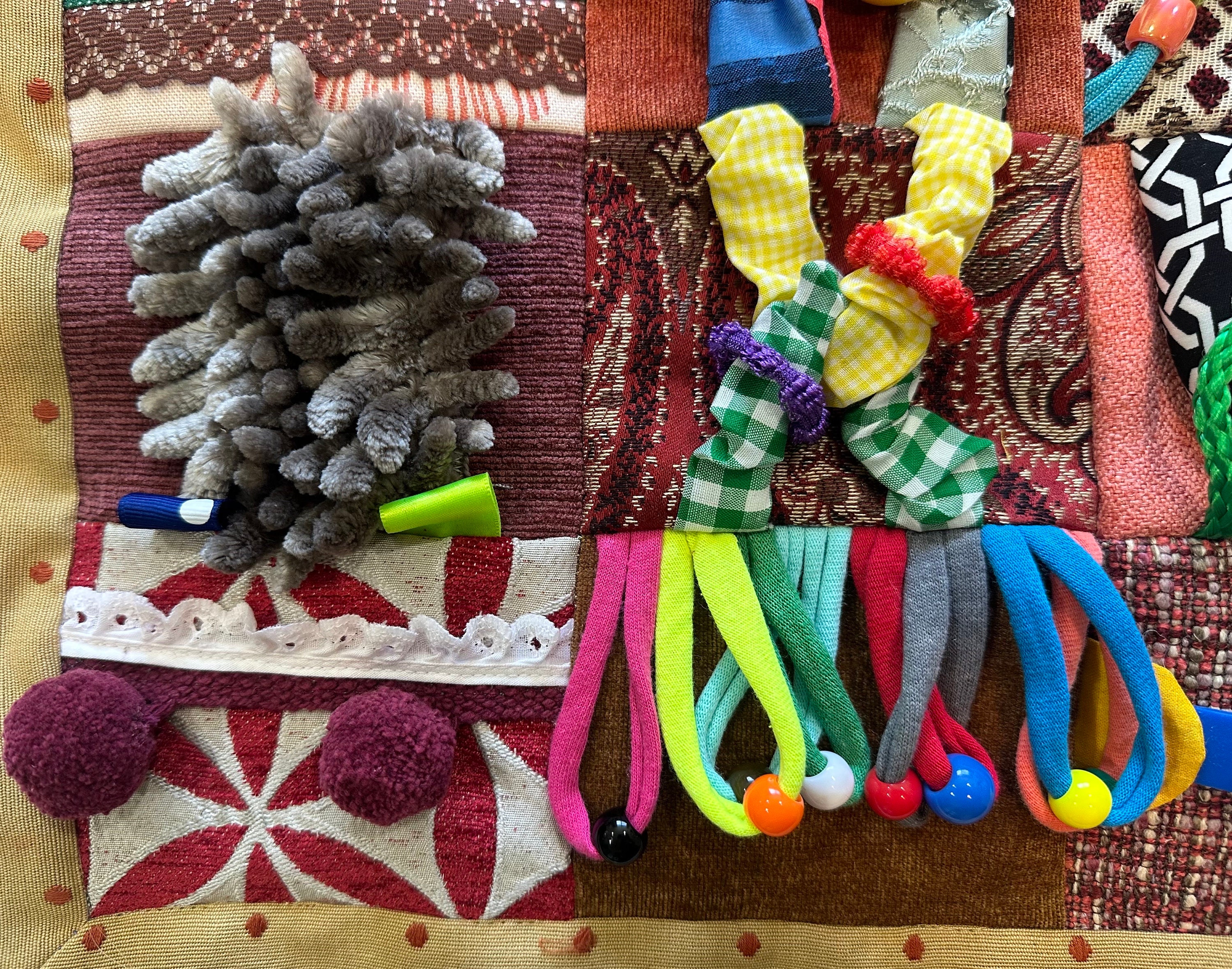 Busy Fidget Quilt, Activity Mat, Alzheimer's, Dementia, Autism, Special ...