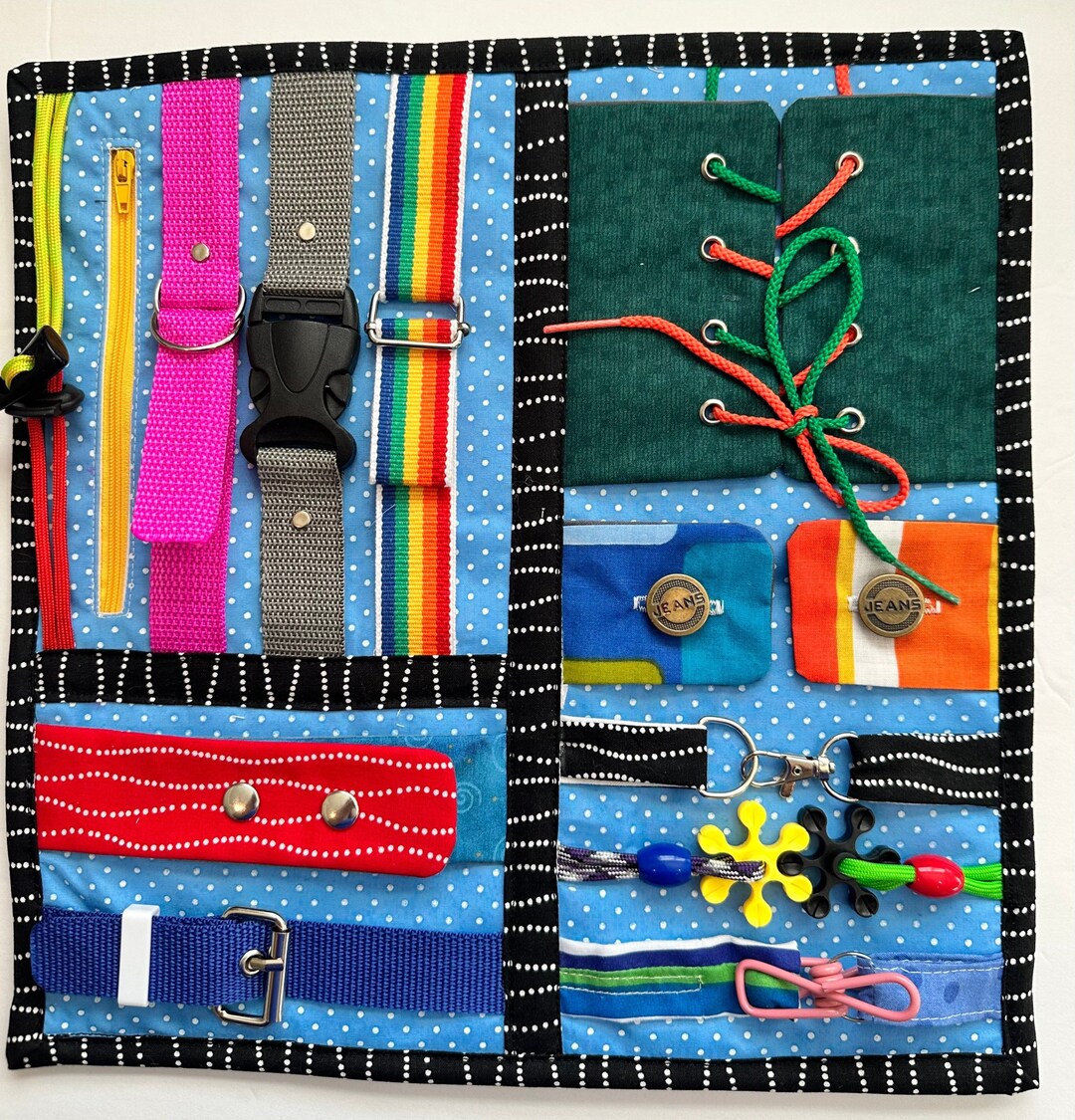 All in One Busy Activity Mat for Fine Motor Skills - Etsy