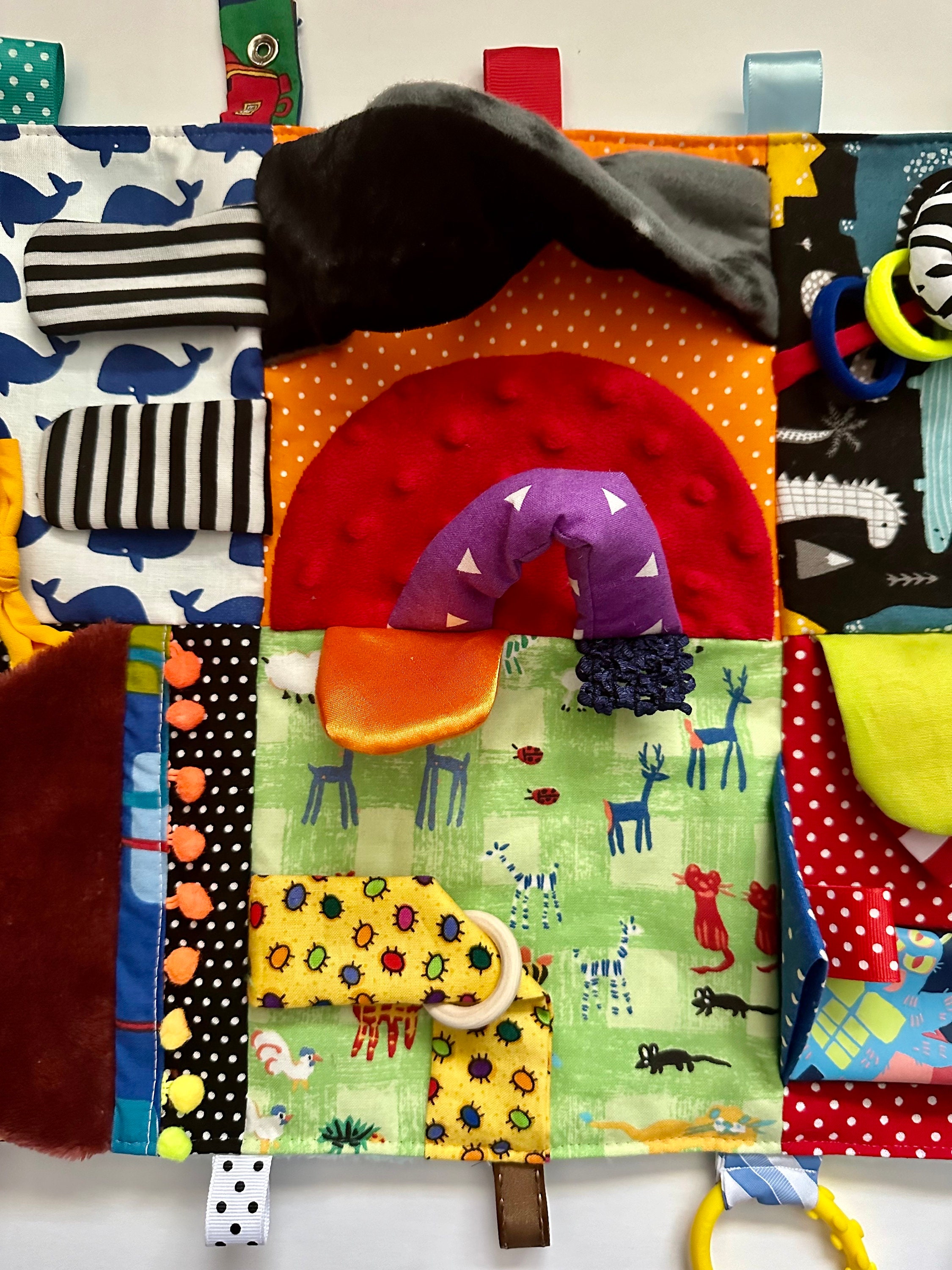 Soft Fidget Quilt, Activity Mat, Alzheimer's, Dementia, Autism, Special ...