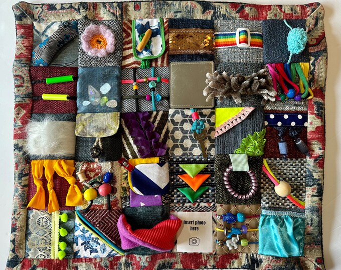 Busy Fidget Quilt, Activity Mat, Alzheimer's, Dementia, Autism, Special ...