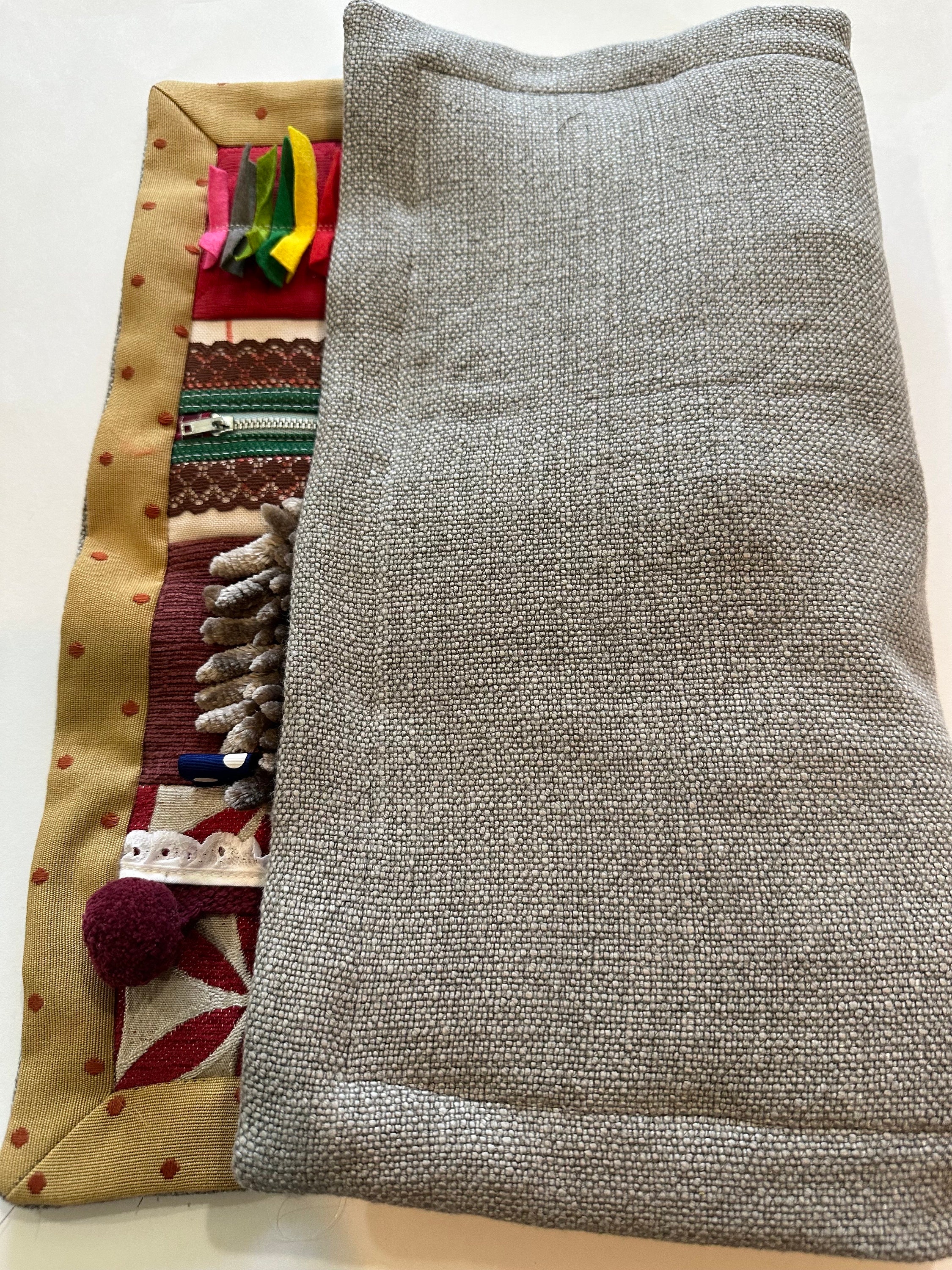 Busy Fidget Quilt, Activity Mat, Alzheimer's, Dementia, Autism, Special ...