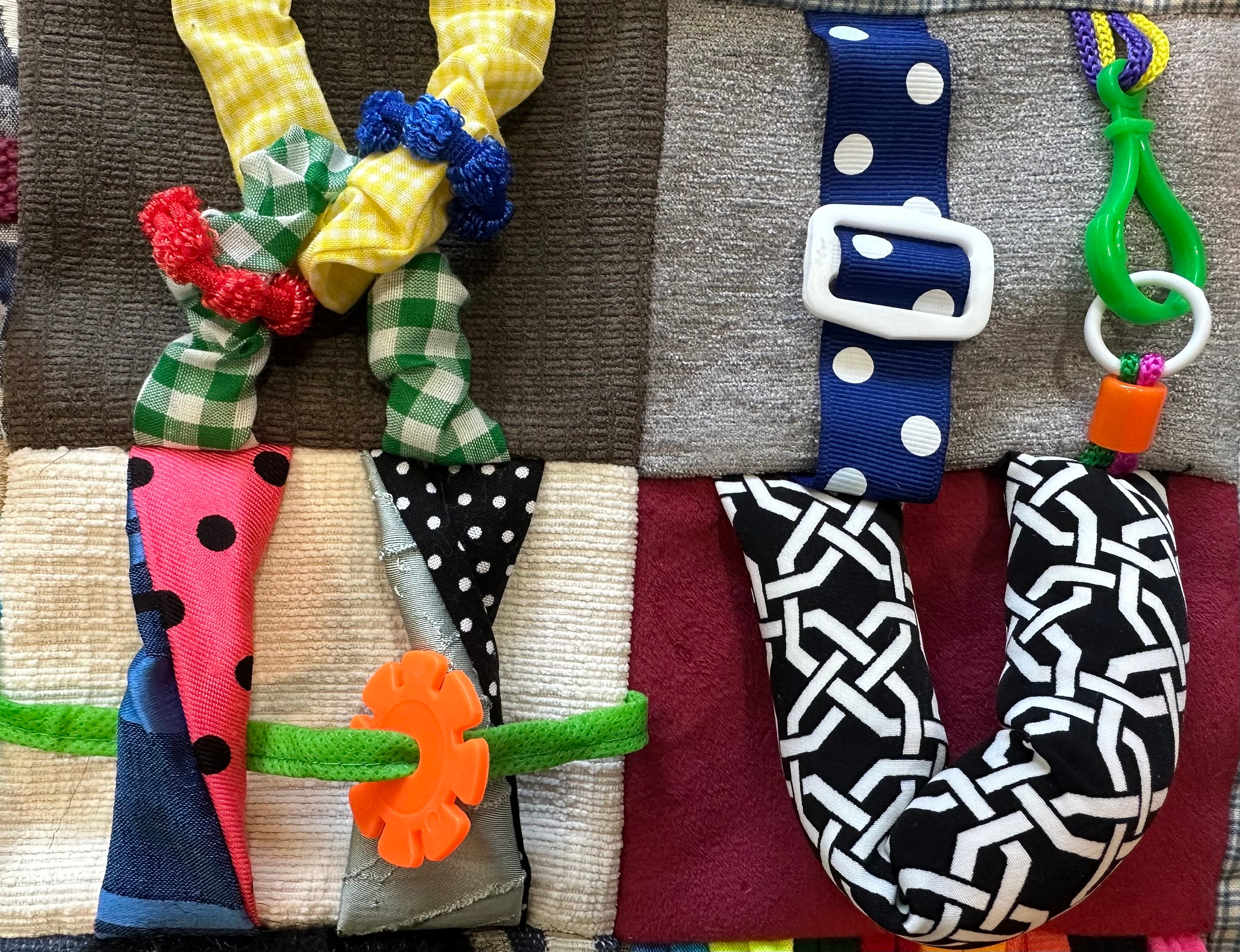Busy Fidget Quilt, Activity Mat, Alzheimer's, Dementia, Autism, Special ...