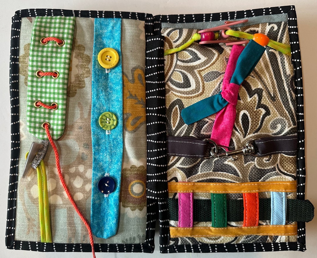 Fine Motor Skills Quiet Book, Dressing Skills, Autism, Special Needs ...