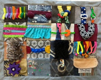 Busy Fidget Quilt, Activity Mat, Alzheimer's, Dementia, Autism, Special ...