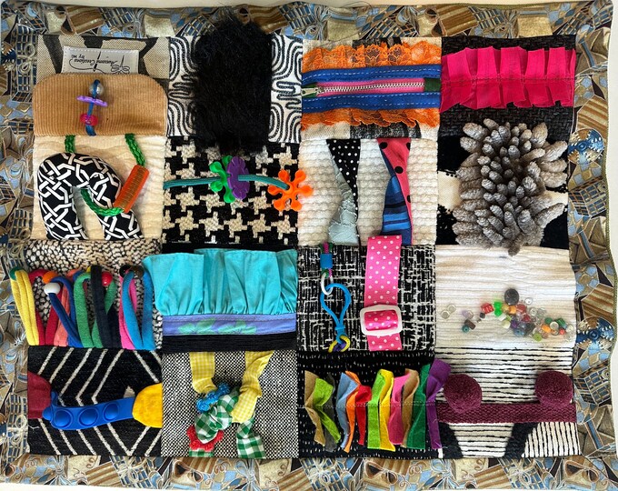 Fidget Sensory Blanket for Dementia & Alzheimer’s Patients and ...