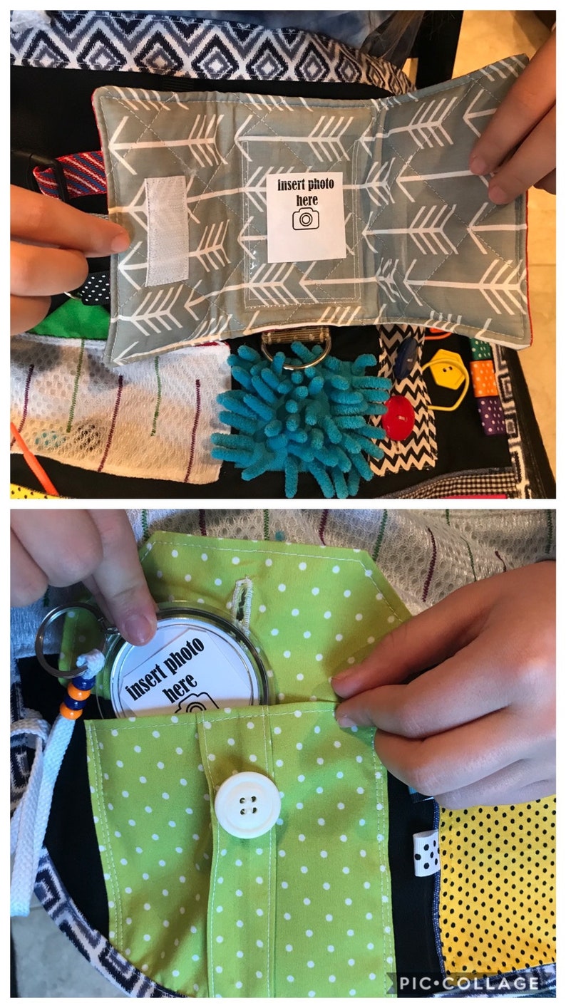 Fidget Apron Activity Apron Busy Hands Alzheimer's | Etsy