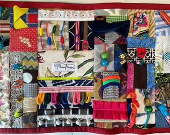 Busy Fidget Quilt, Activity Mat, Alzheimer's, Dementia, Autism, Special ...