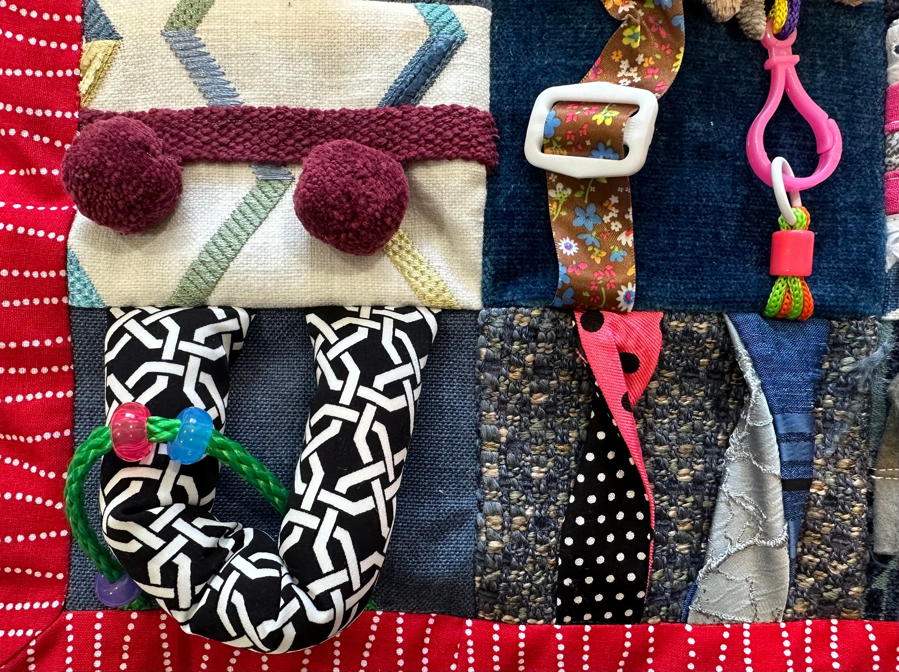 Busy Fidget Quilt, Activity Mat, Alzheimer's, Dementia, Autism, Special ...