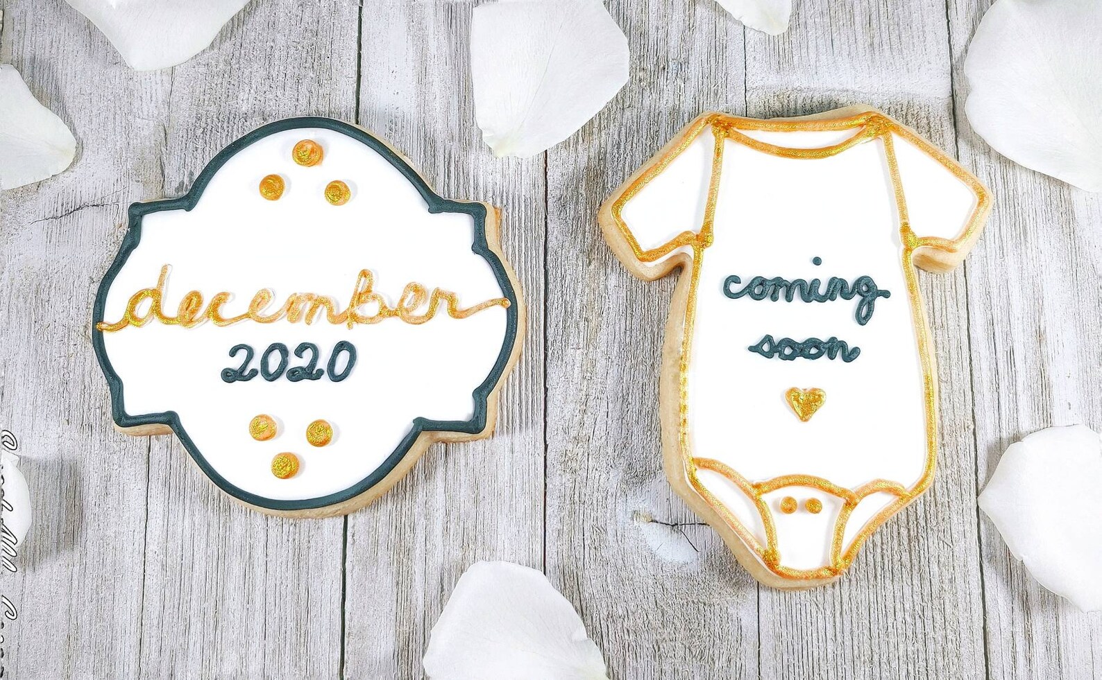 Pregnancy Announcement Cookies Baby on Board Mother to Be Gift ...