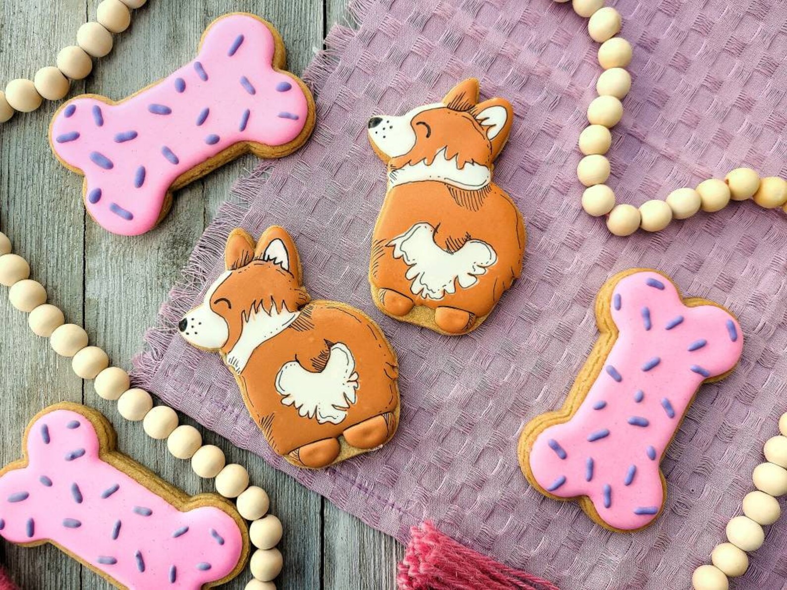 Corgi Butt Corgi Cookies Fluffy Butt Dog Cookies for Corgi Dog - Etsy