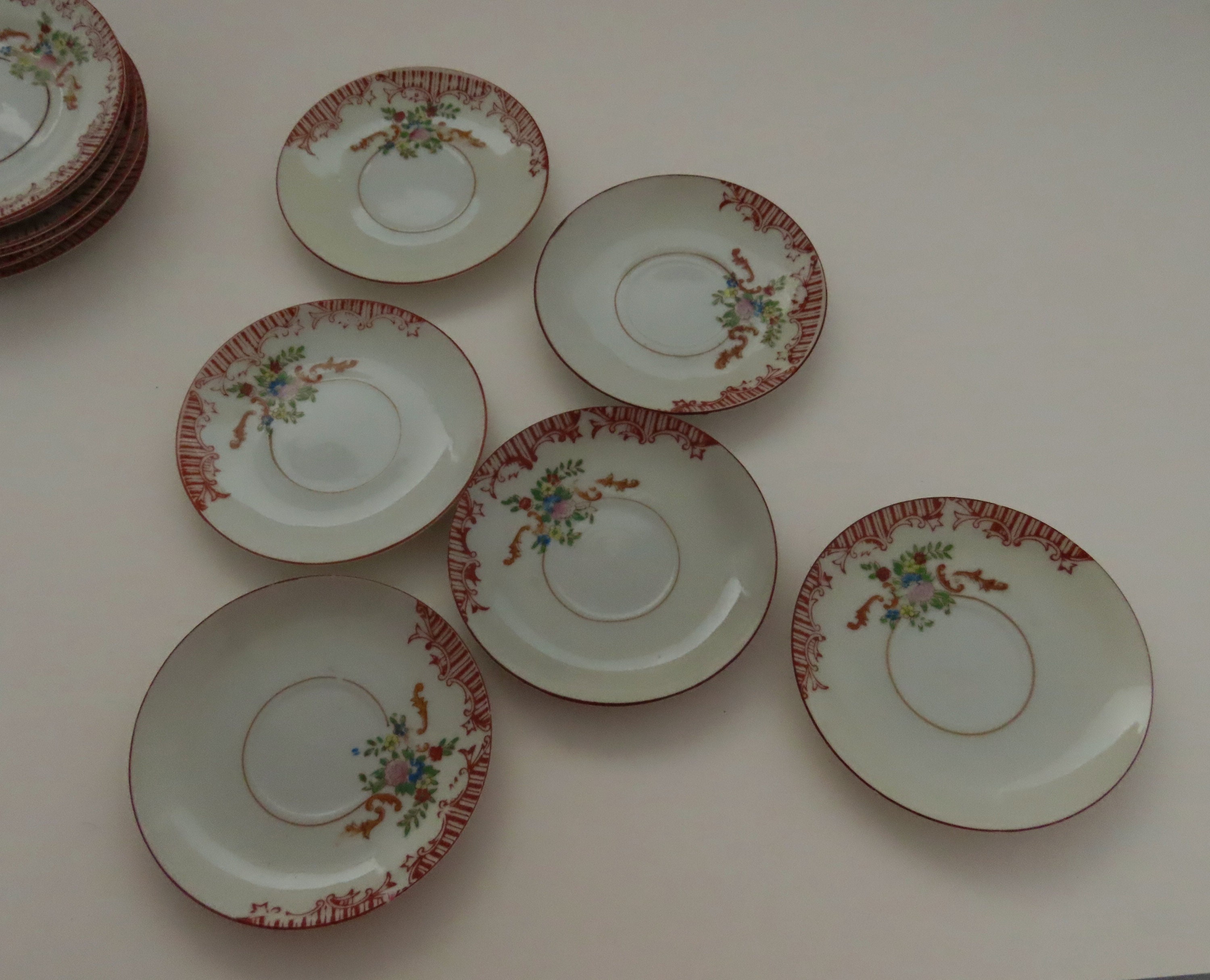 Vintage Porcelain Child's/doll Dish Set 25 Pc Made in Japan - Etsy